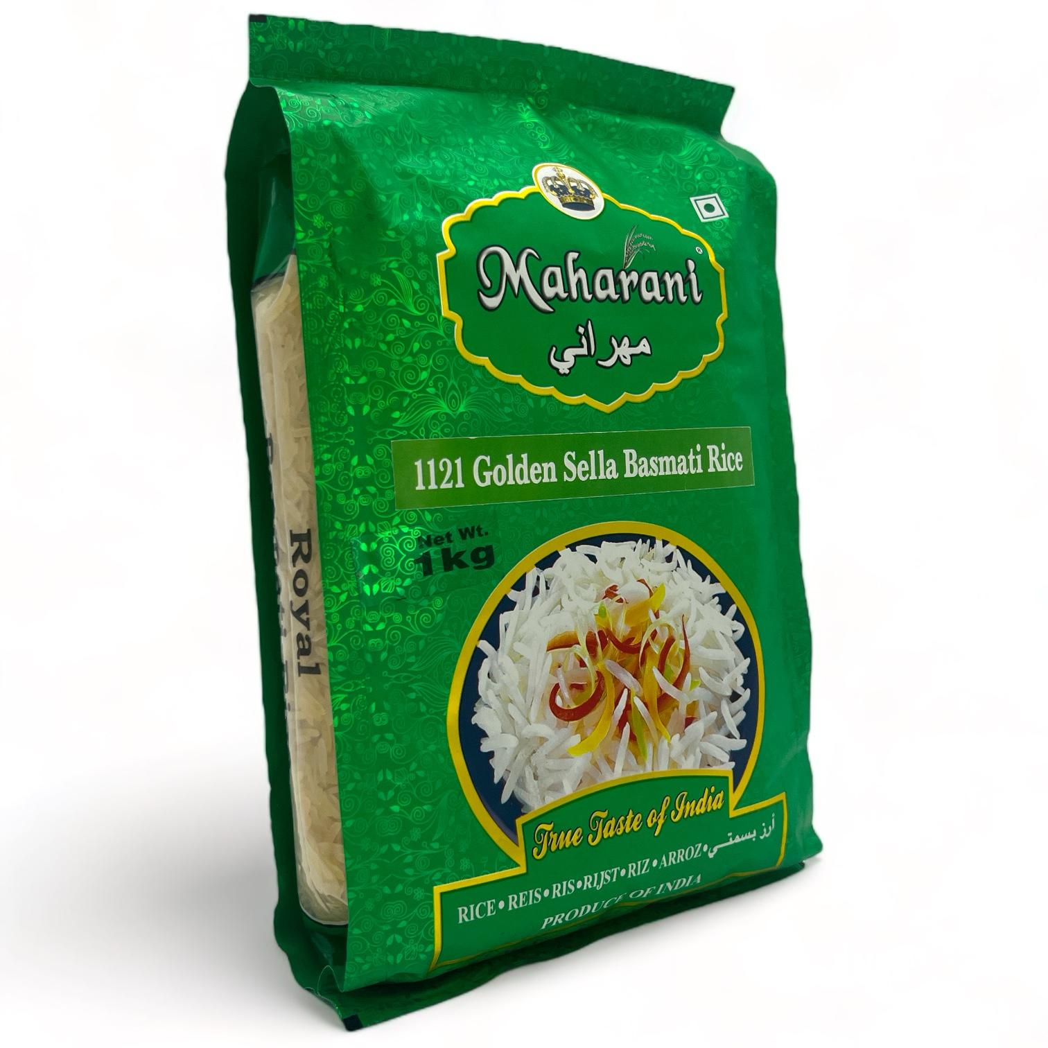 MAHARANI GREEN BASMATI RICE 20X900G - Fadie Food